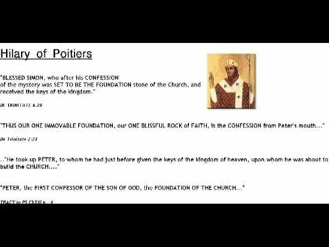Peter IS the ROCK-a quick PATRISTICS PRIMER