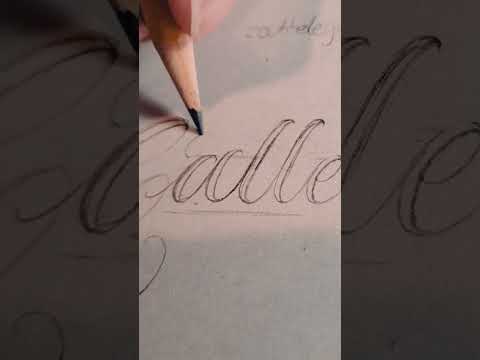 Custom Chicano Script Lettering Tattoo "Catteleya"