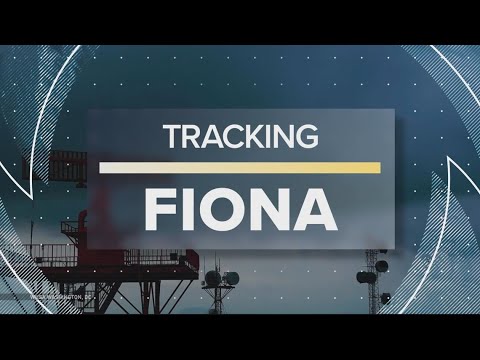 Tracking Hurricane Fiona's path | Sept. 22, 2022 afternoon