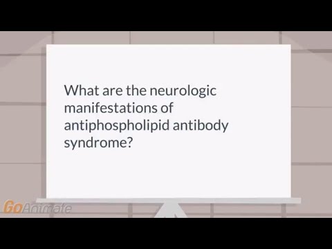 What are the Neurologic effects seen in antiphospholipid antibody syndrome?