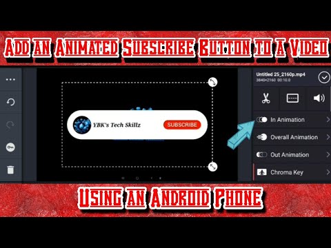 How to Add an Animated Subscribe Button to Videos (Android)