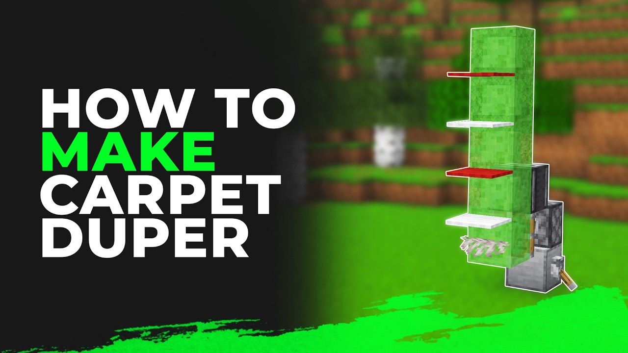 Easy Carpet Duper Farm in Minecraft 26.1 (Tutorial)