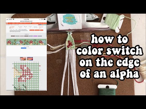 IN DEPTH Tutorial: How To Color Switch In An Alpha Bracelet