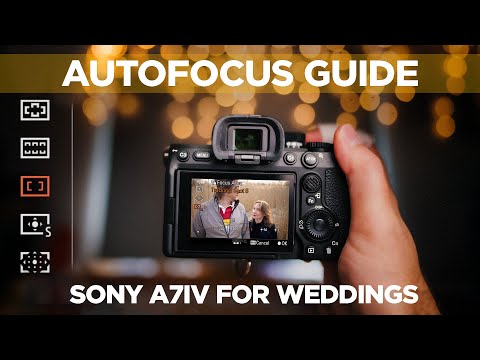 Sony A7 IV: Wedding photography autofocus settings (ILCE-7M4/B)