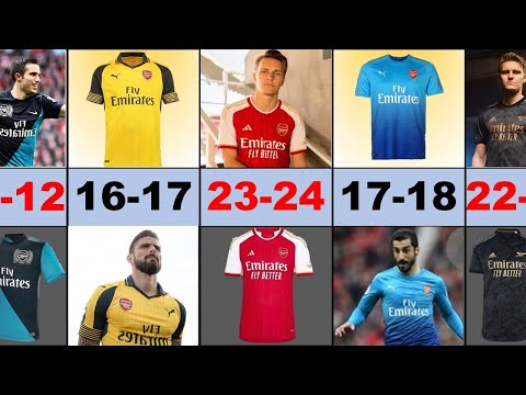 ARSENAL JERSEY1993-2023 | ARSENAL FOOTBALL KITS IN HISTORY