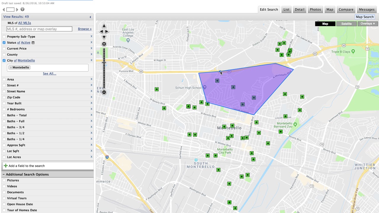 Flex MLS - CMA map search in under 3 minutes