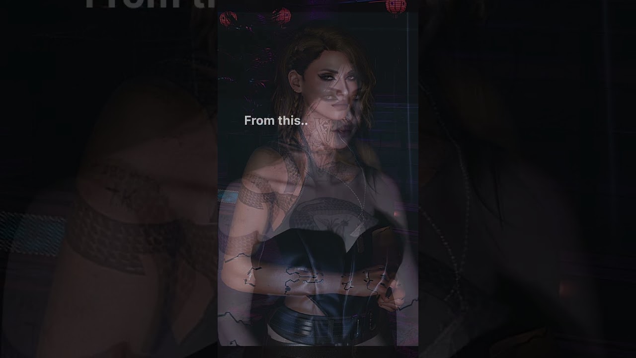 Didn’t really change my v so much.❤️‍🔥 #cyberpunk2077 #cdprojektred #cyberpunk #trending #shorts