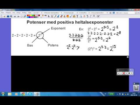Kapitel 2 – Potenser och formler | MatteMange1b
