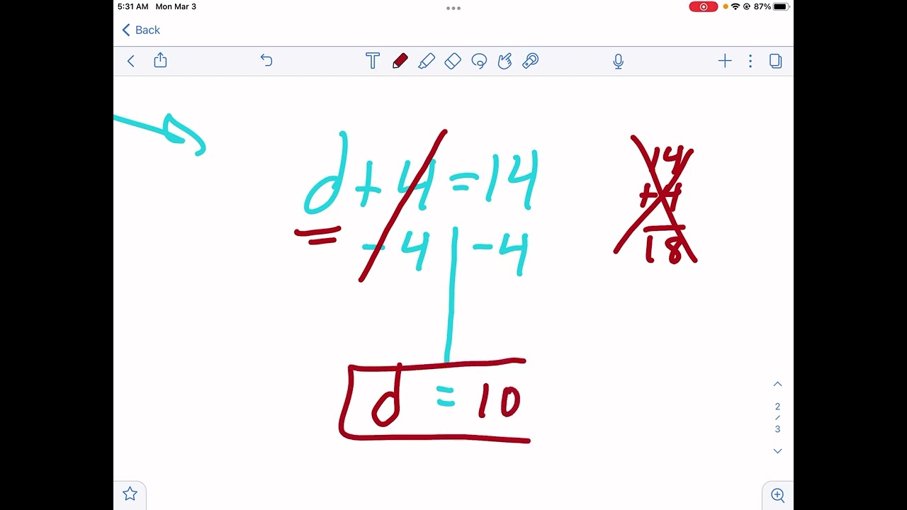 Math-Salamanders: Solve the Equation Sheet 1