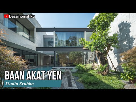 Architectural Alchemy Baan Akard Yen Unveiled : A Symphony of Concrete and Light