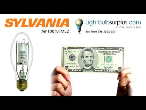 Sylvania MP100/U/MED 100W Metal Halide Metalarc Light Bulb