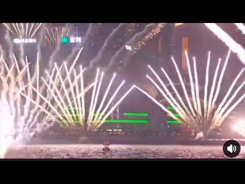 New year 2025 HK fireworks display