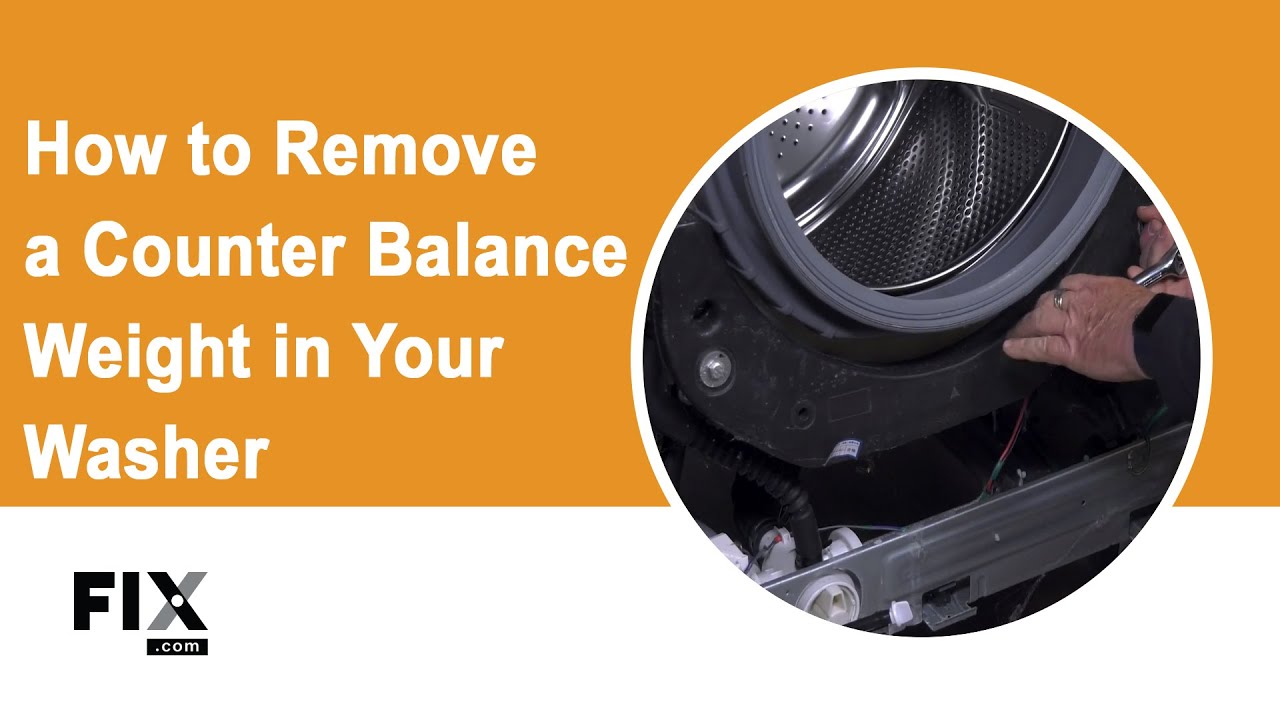 How to Fix a Counterweight for a Washer That is Shaking and Moving