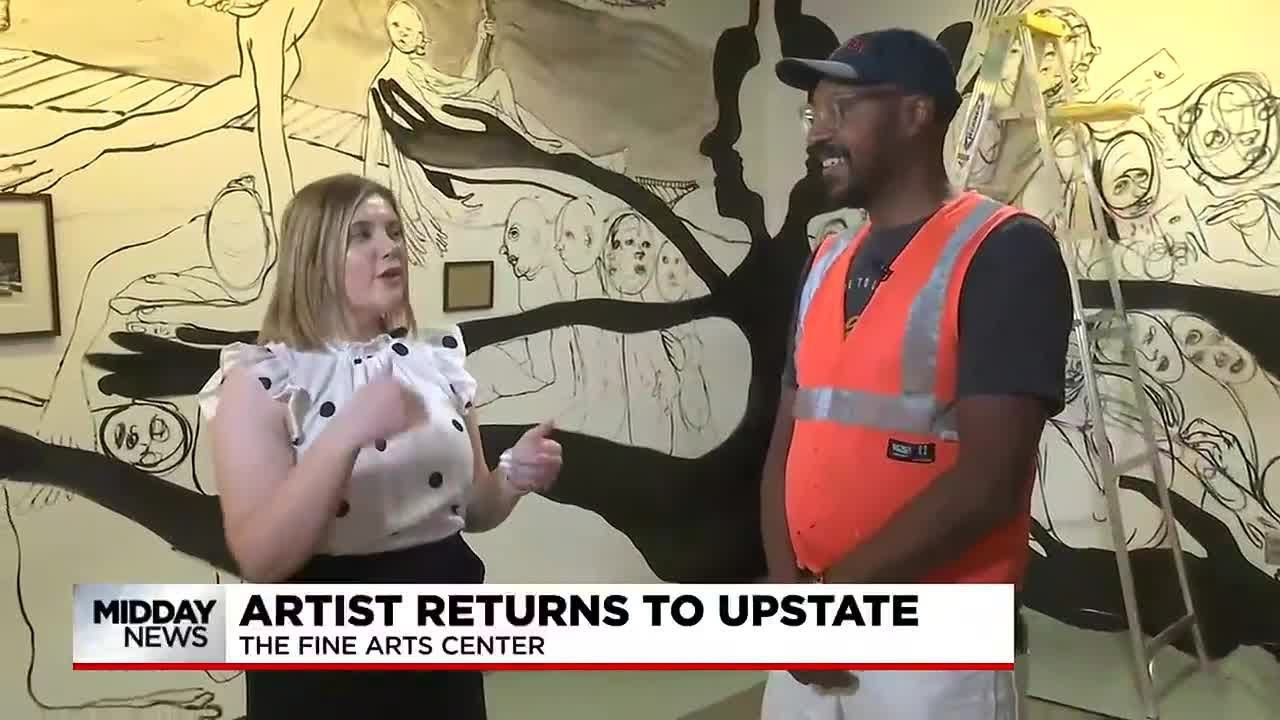 One Upstate artist is returning to his old stomping grounds