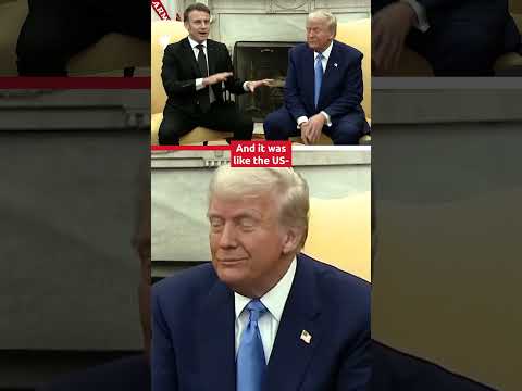 Macron corrects Trump over Ukraine funding claim