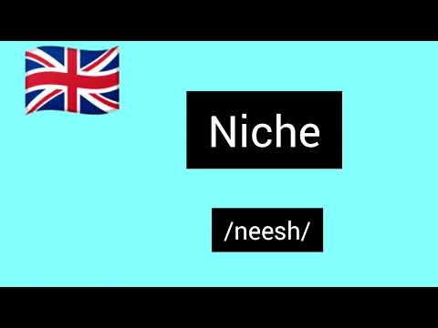 How to pronounce niche | Learn British and American pronunciation | What is the meaning of niche |