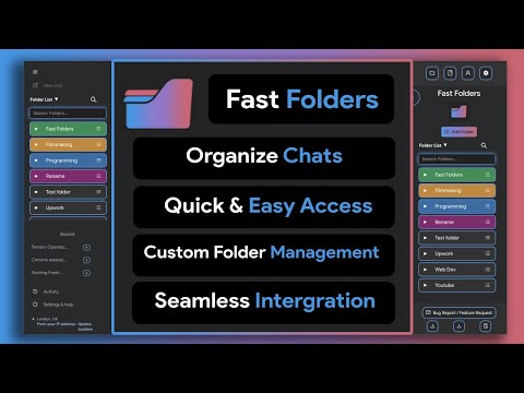 Google Gemini Folders & Chat organizer - Fast Folders - Chrome Web Store