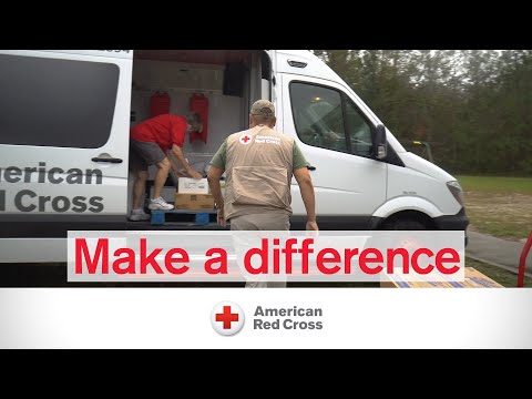 Make a difference, volunteer with the American Red Cross