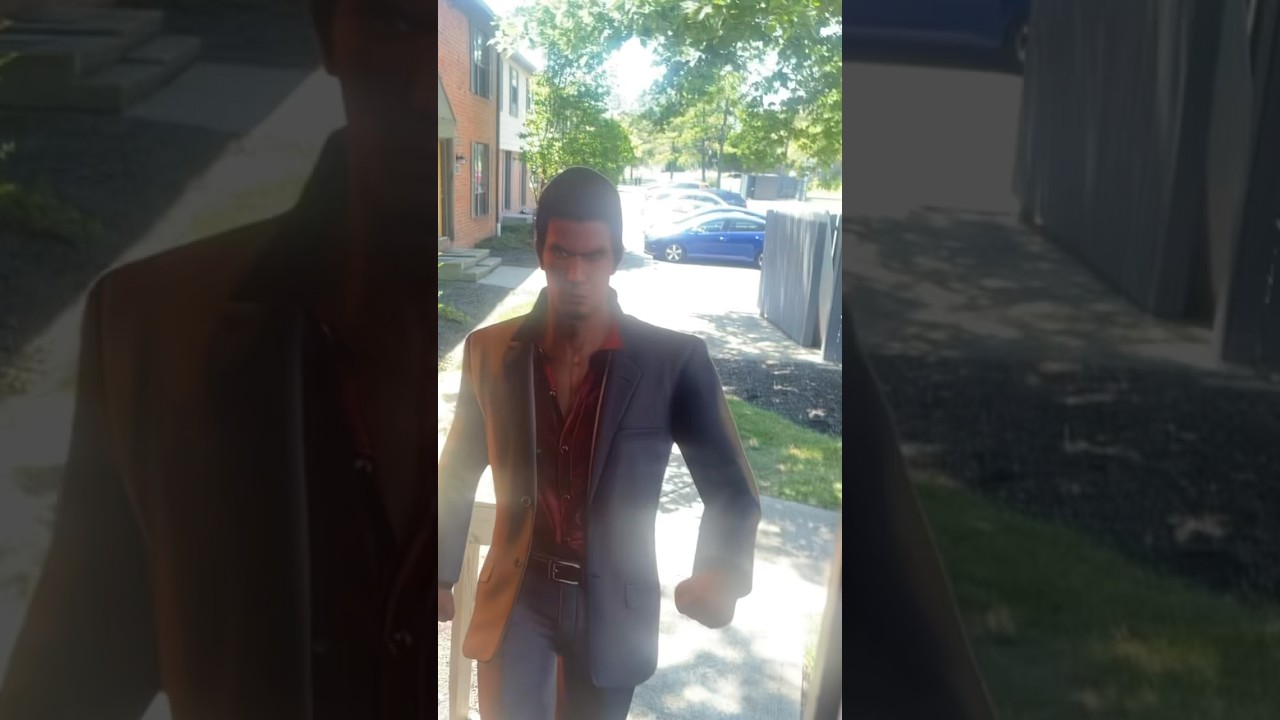 POV: Kiryu Kazuma is REAL?! 😱