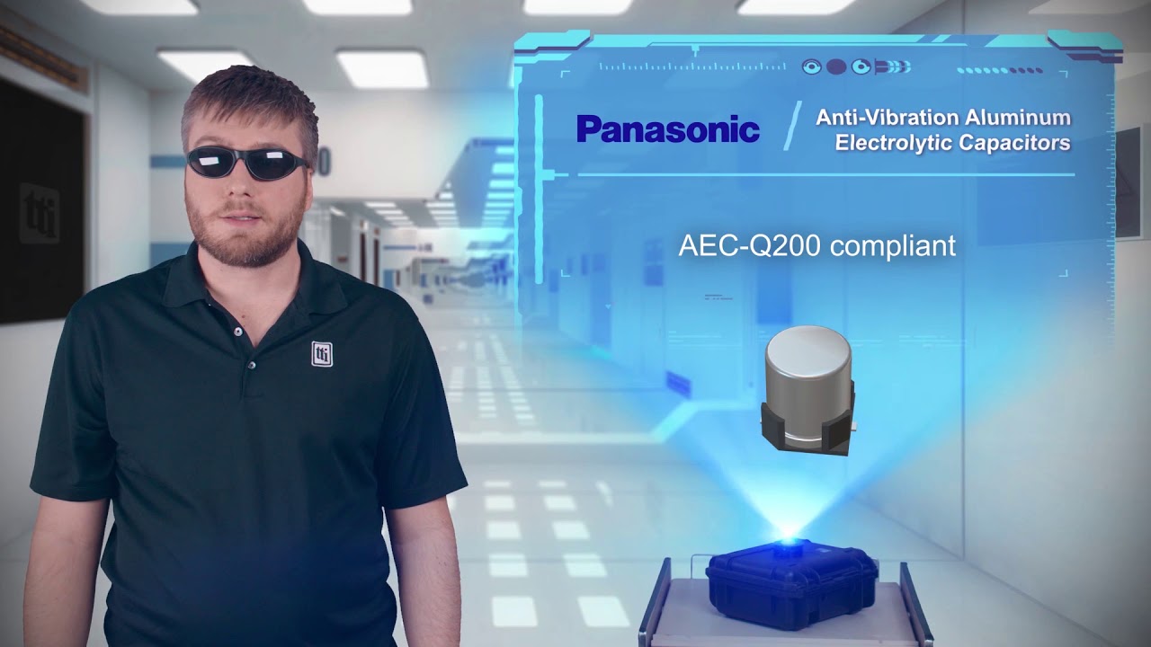 Panasonic Anti-Vibration Aluminum Electrolytic Capacitors - Tech Specs | TTI, Inc.