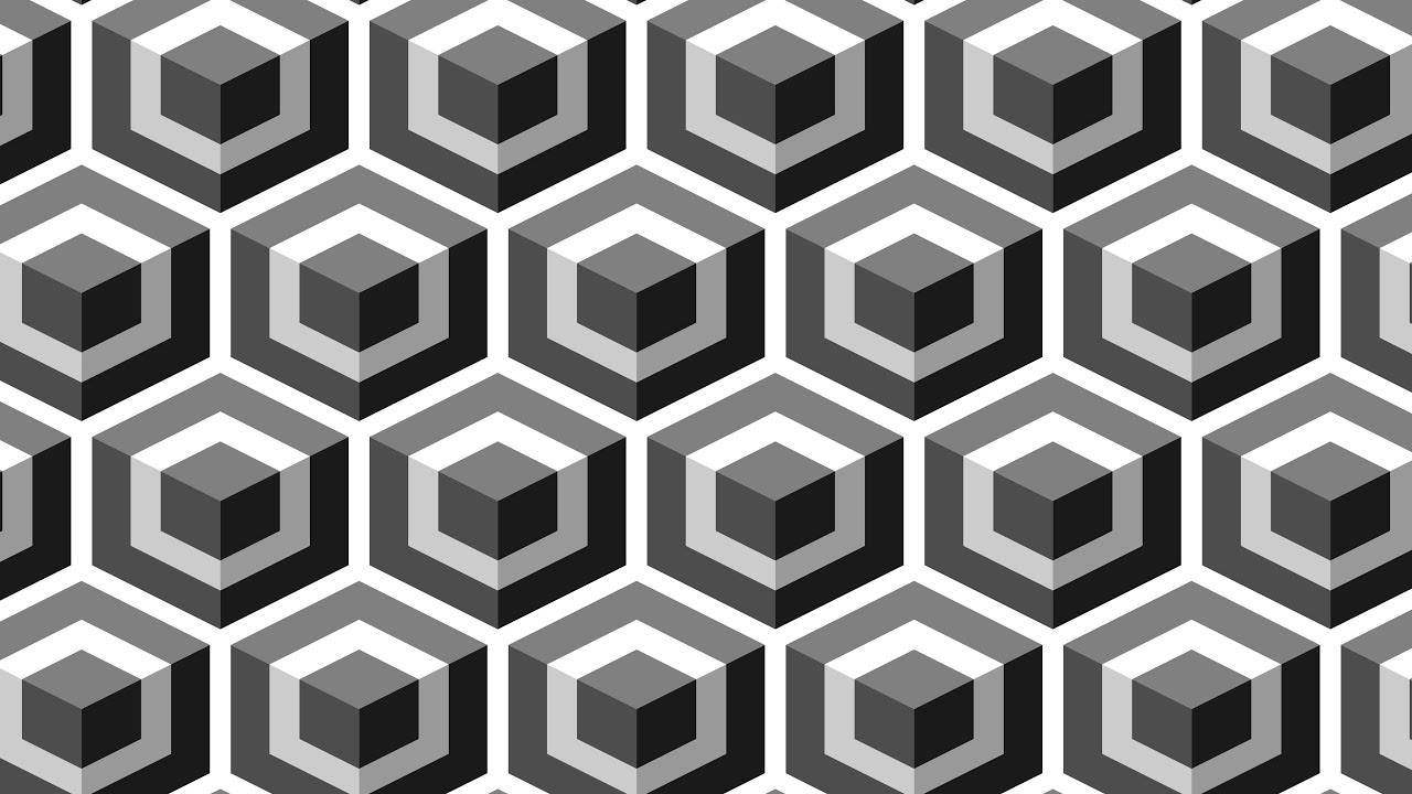 Adobe illustrator tutorials | Design patterns | Black and white | Polygon | 113