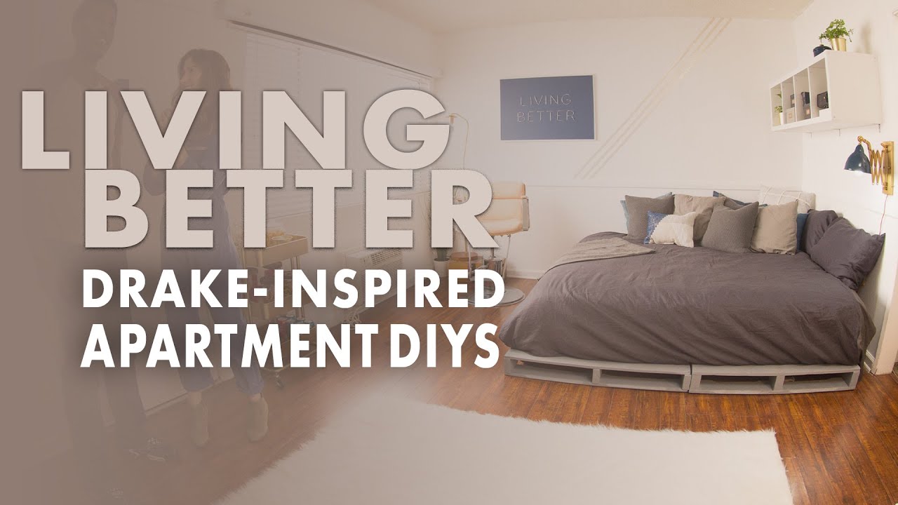 Dripping In Gold - DIY Faux Rug + Movie Projector: You Wish You Lived Here, Drake - HGTV Handmade