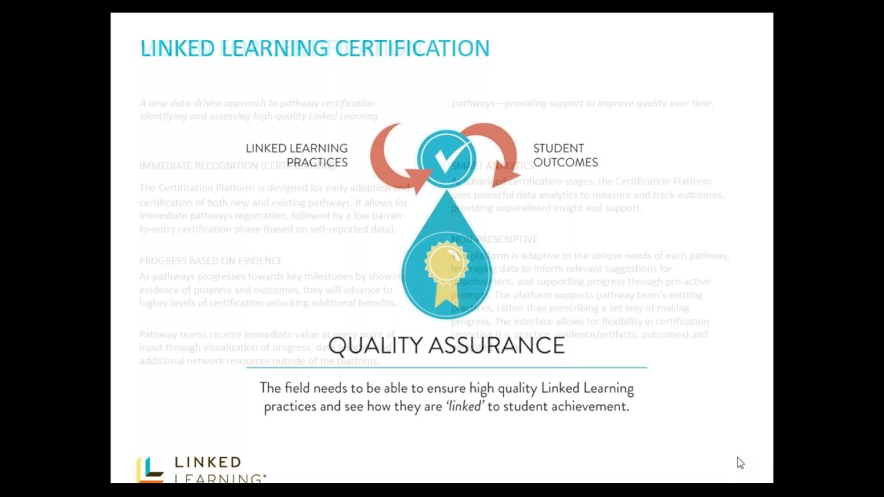 Introduction to Linked Learning Certification