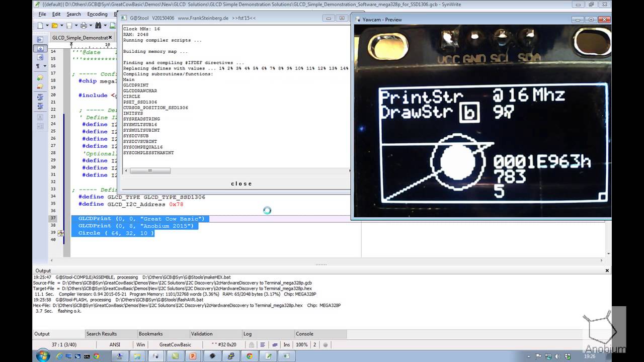 Great Cow Basic -  OLED GLCD Driver for the SSD1306