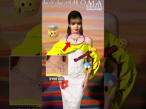 Lisa Bvlgari event 2025 jewellery price π±π€ #blackpink #lisa #editbyfatima #shorts