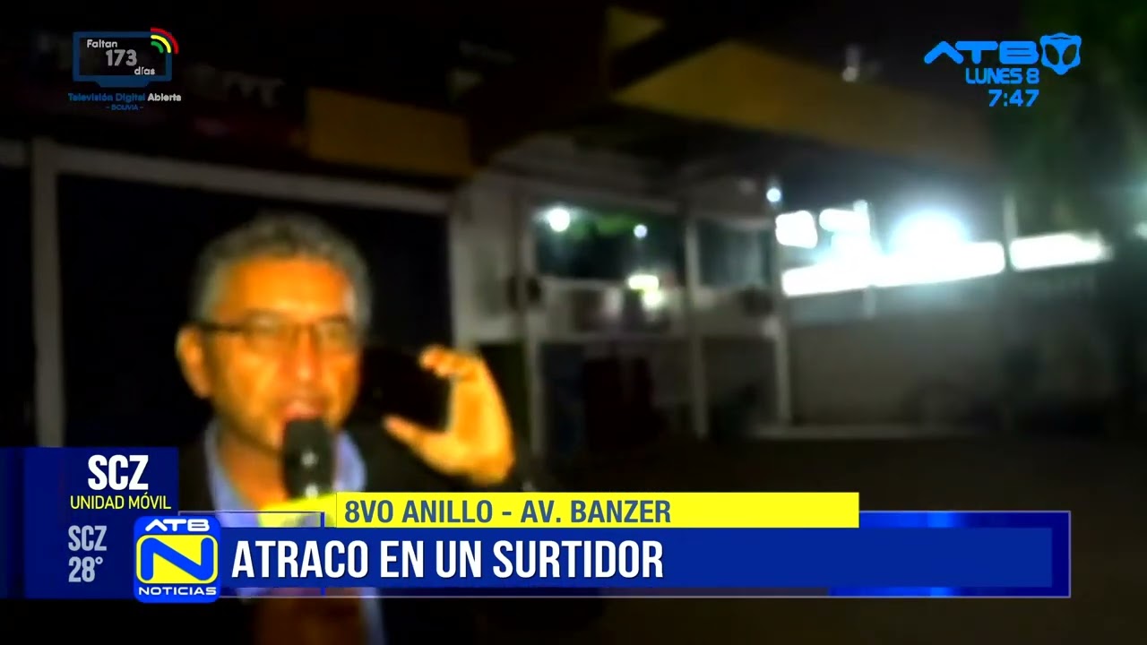 Atraco en surtidor del séptimo y octavo anillo de Santa Cruz - ATB Digital