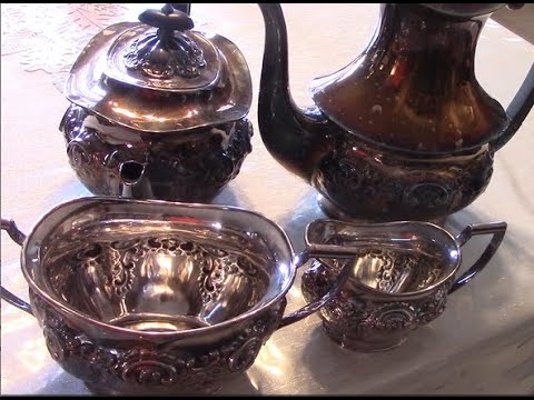 Piece Spotlight - LB EPNS A1 English Silver Plate Tea Set