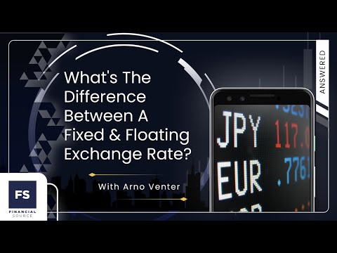 Whats The Difference Between A Fixed and Floating Exchange Rate?