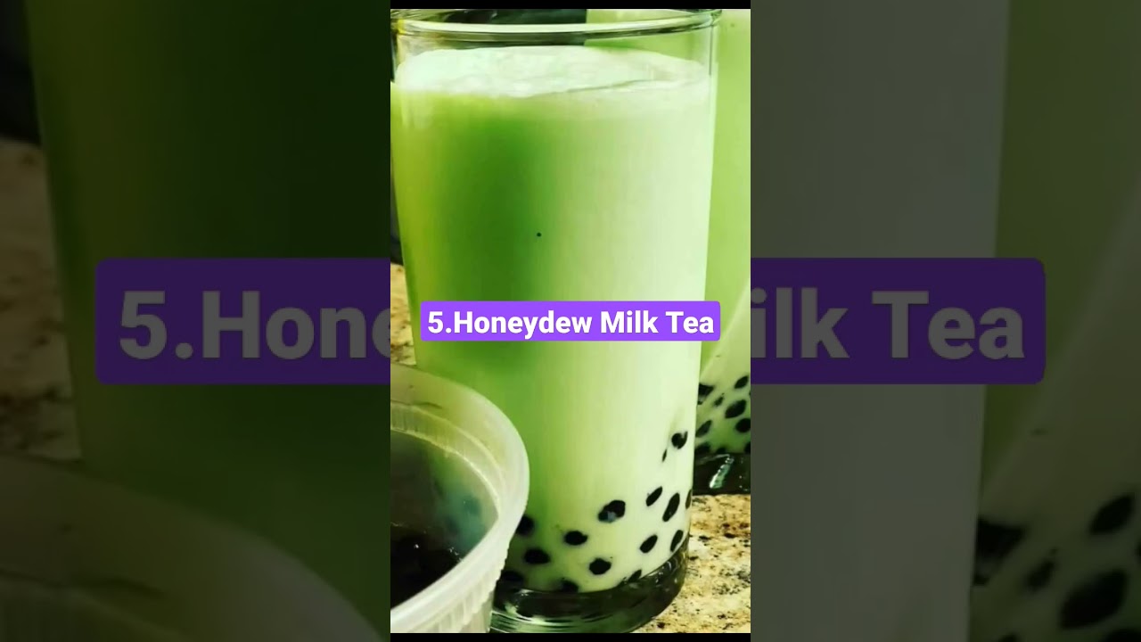 Ranking The Top 5 Boba Tea Flavors #shorts #boba