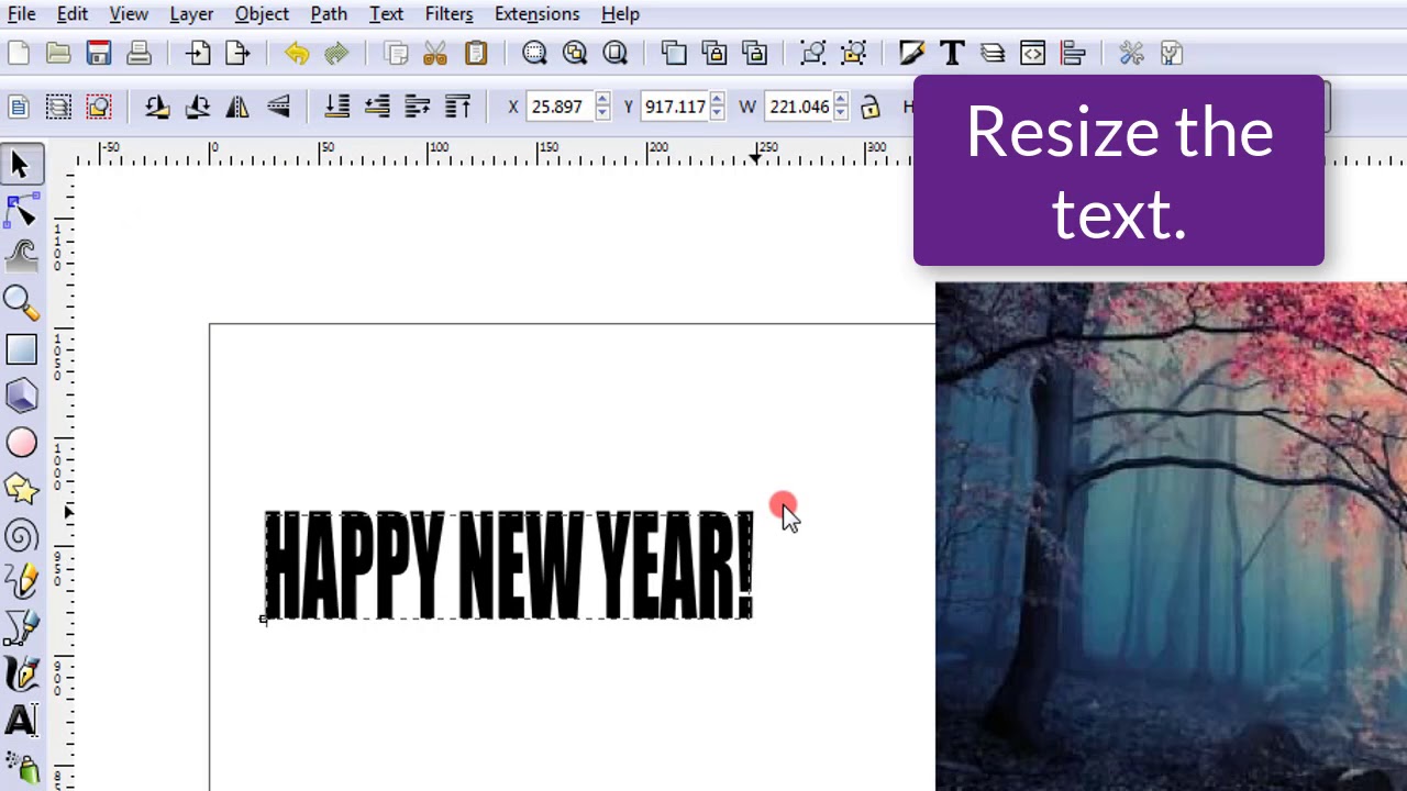 Inkscape - Masking Effect