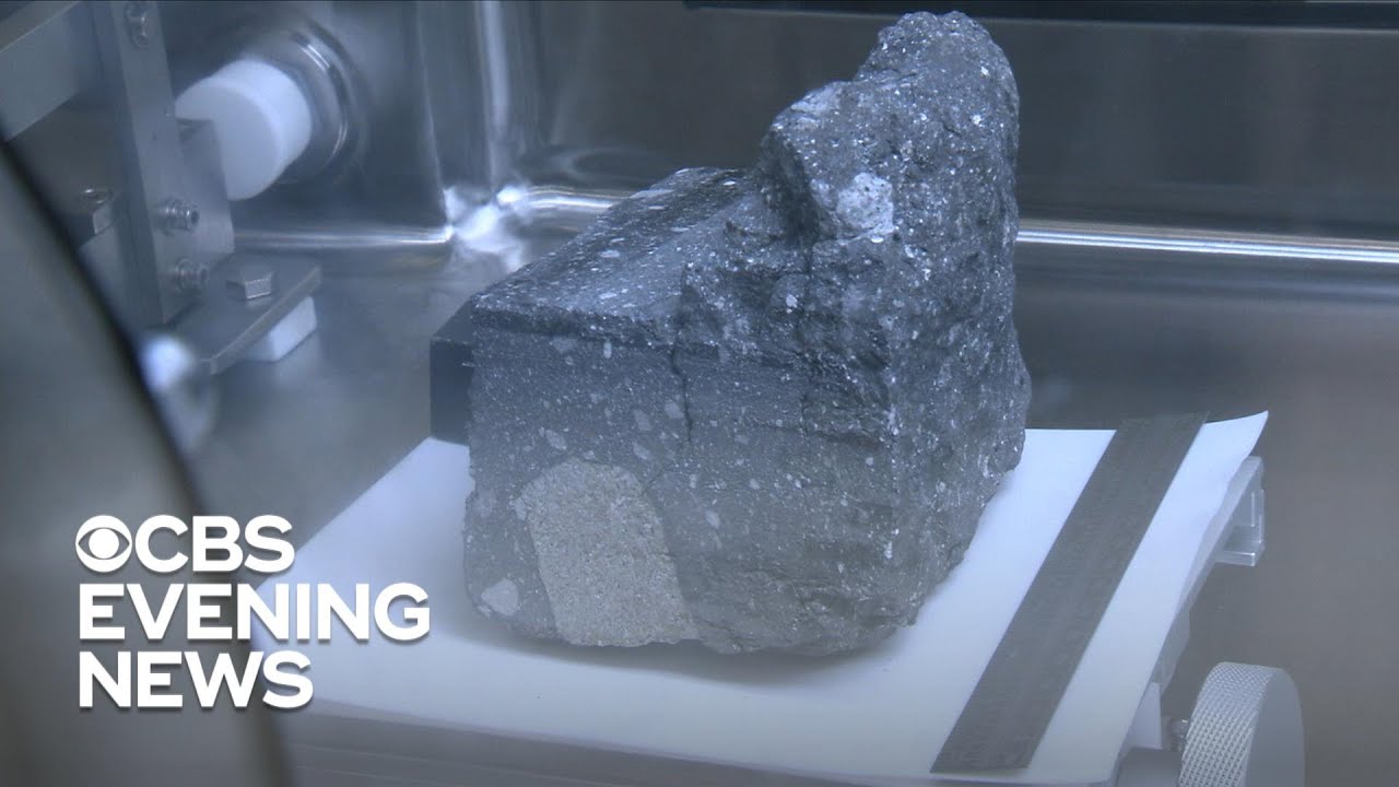 NASA shows off moon rocks to commemorate Apollo 11 50th anniversary