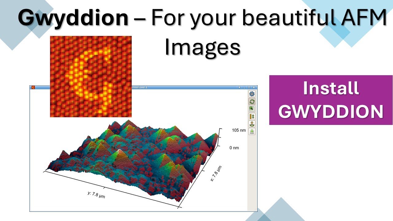 Gwyddion for AFM Part 1: Install, Interface Tour
