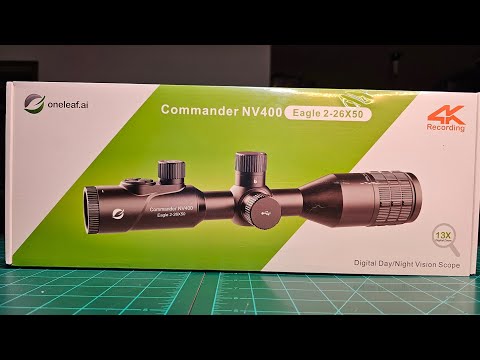 Commander NV400 4-52X 4K Digital Day/Night Vision Riflescope | OneLeaf.ai