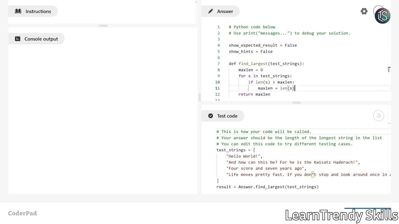Python Solution: Find the Longest String | Coding Practice for Beginners
