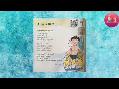 Class 1 After a bath rhymes with questions and answers - CBSE