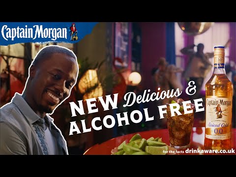 Introducing NEW Captain Morgan Spiced Gold 0.0% Alcohol Free 🔵✨ | Captain Morgan