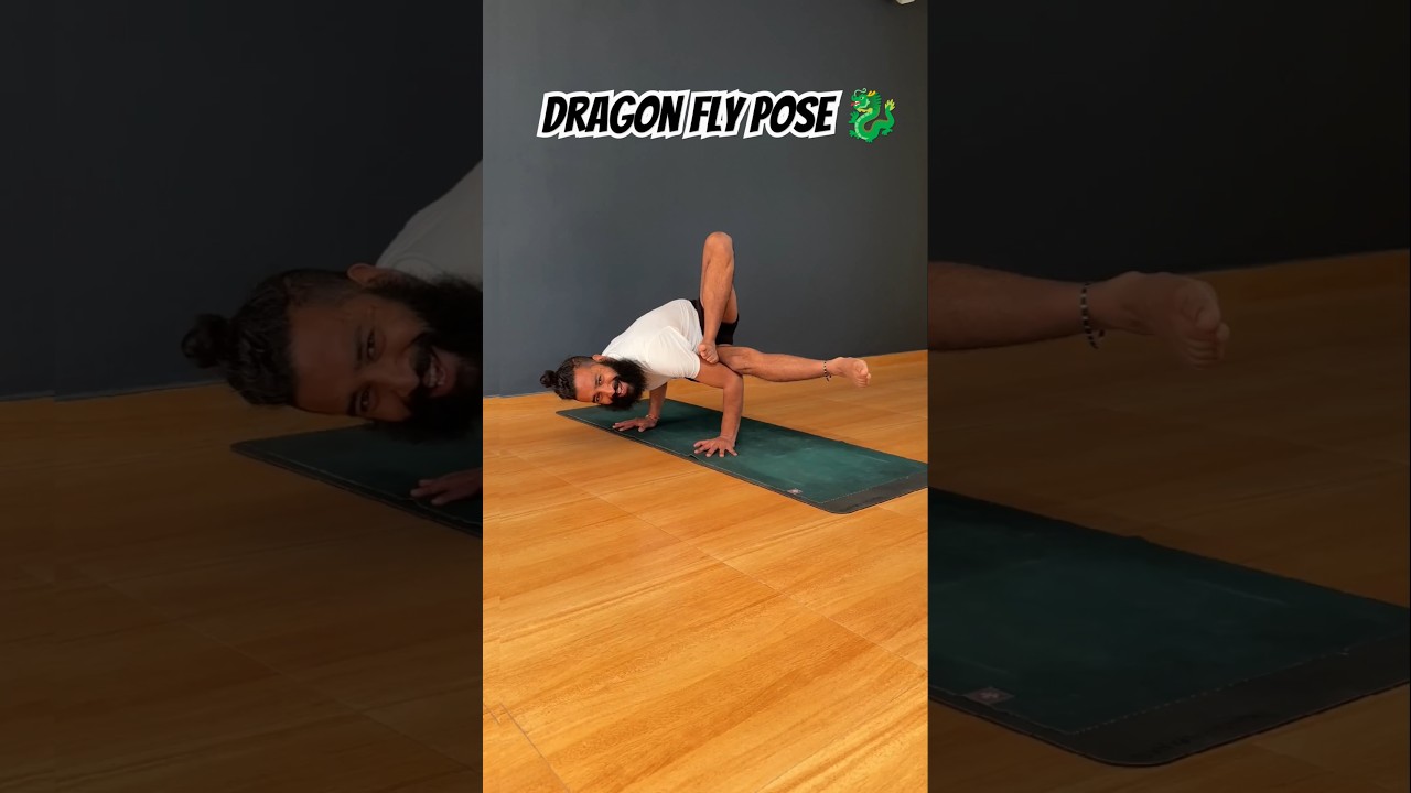 Master the Dragonfly Pose in 60 Seconds!