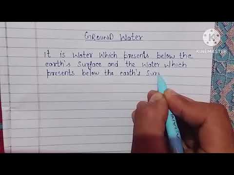 Ground Water||What is Ground Water||Definition of ground water||