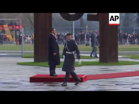 German Chancellor Merkel welcomes Polish PM Morawiecki