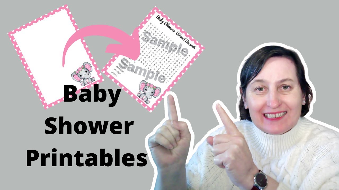 Create Baby Shower Printables For Etsy | Use Crispy Prints Software