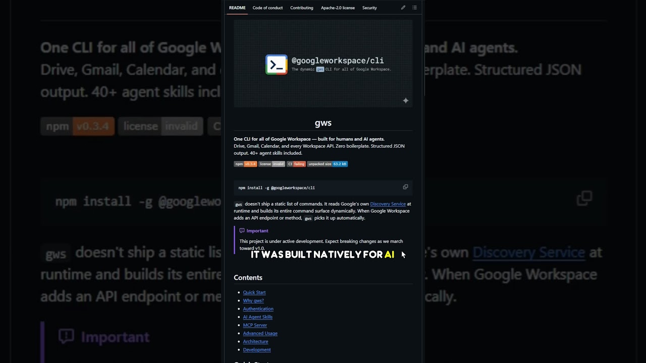Google just open-sourced the Google Workspace CLI — and if you're building AI agents, this is huge