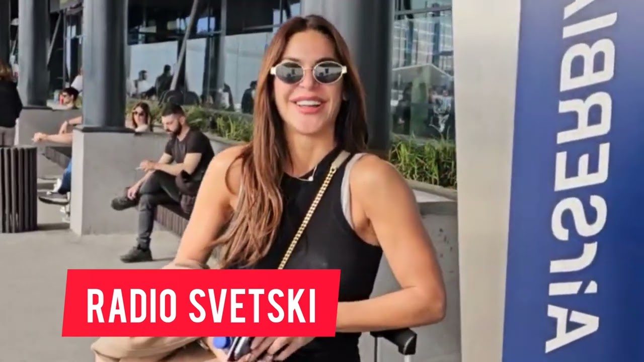 Marina Viskovic prelepa bez sminke pojavila se na aerodromu! Uzela dobar baksis