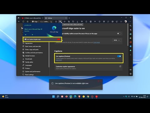 Microsoft starts testing a new "Live Caption" feature in Edge