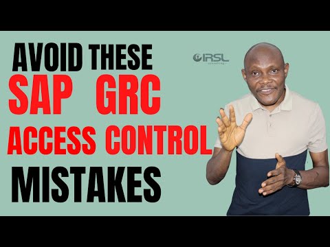 SAP GRC Access control implementation mistakes you should never make Animated Version