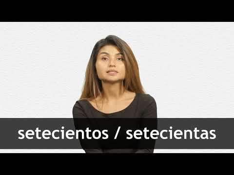 English Translation of “SETECIENTOS” | Collins Spanish-English Dictionary