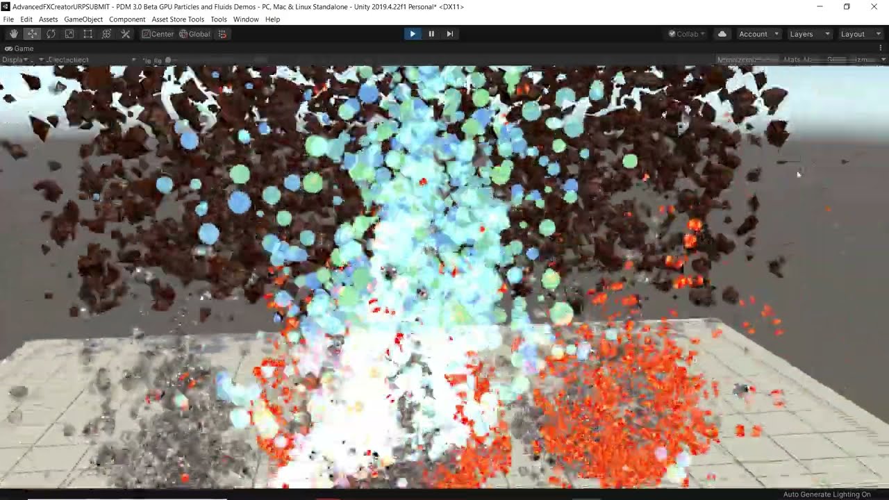GPU particles with transparency in URP - correct sorting & render order of multiple particle systems